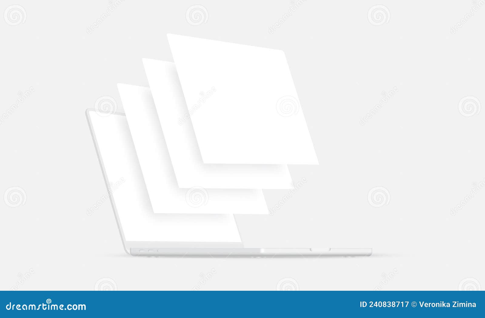 Web Pages Wireframe Layout Illustration Set / Web Design Template For ...