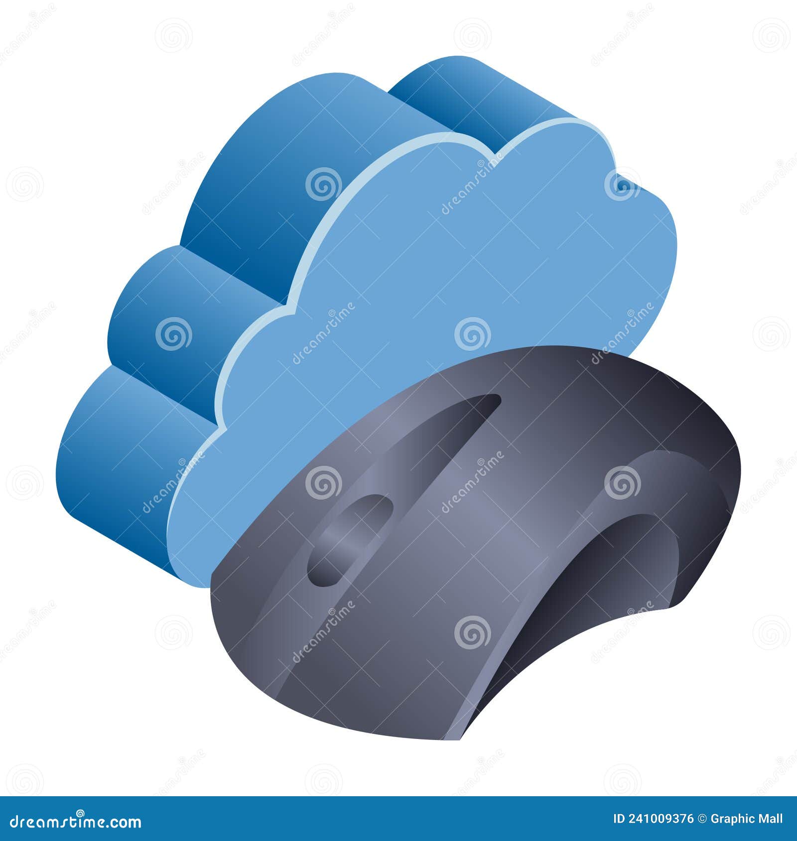 Mouse - Isometric 3d Illustration. Stock Illustration - Illustration of ...