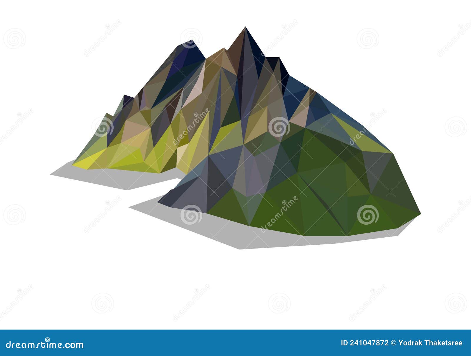 Mountain Polygon Vector Icons Stock Vector - Illustration of icons ...