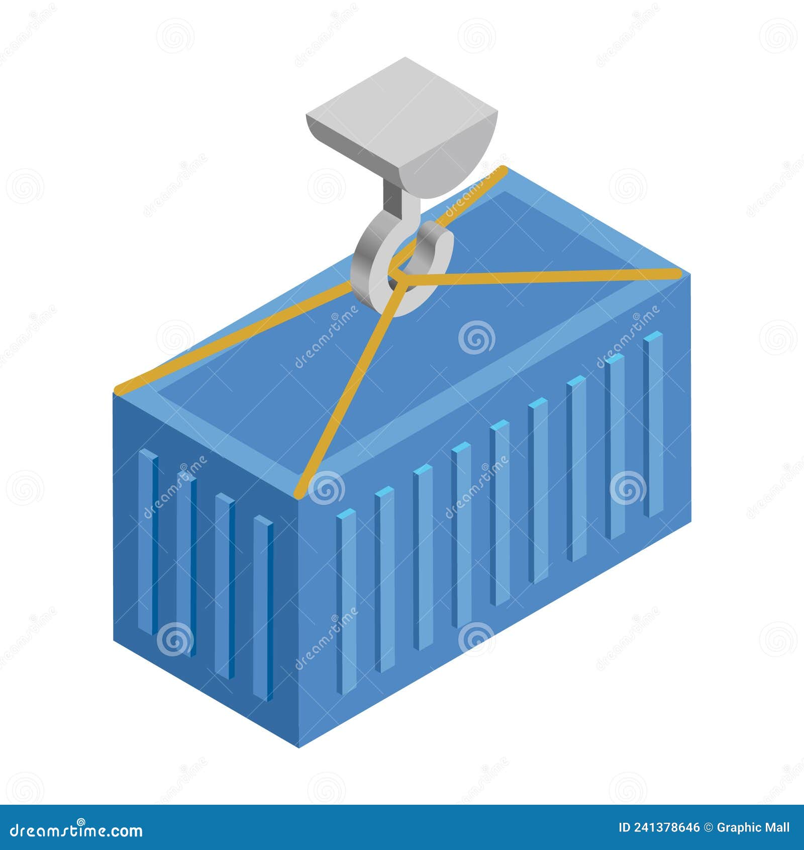 Container - Isometric 3d Illustration. Stock Illustration ...