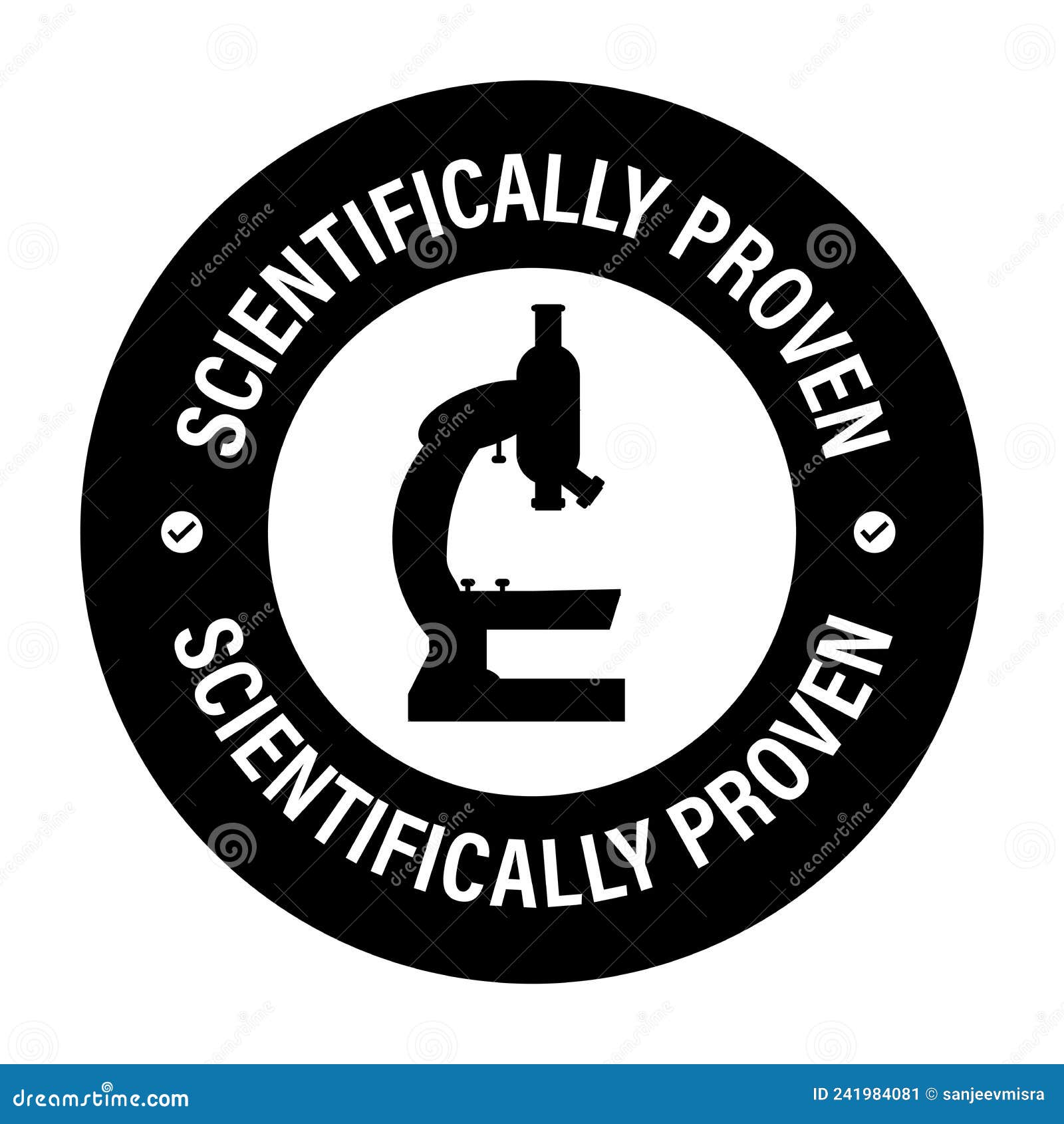 Scientifically Proven Vector Icon Stock Vector - Illustration of ...
