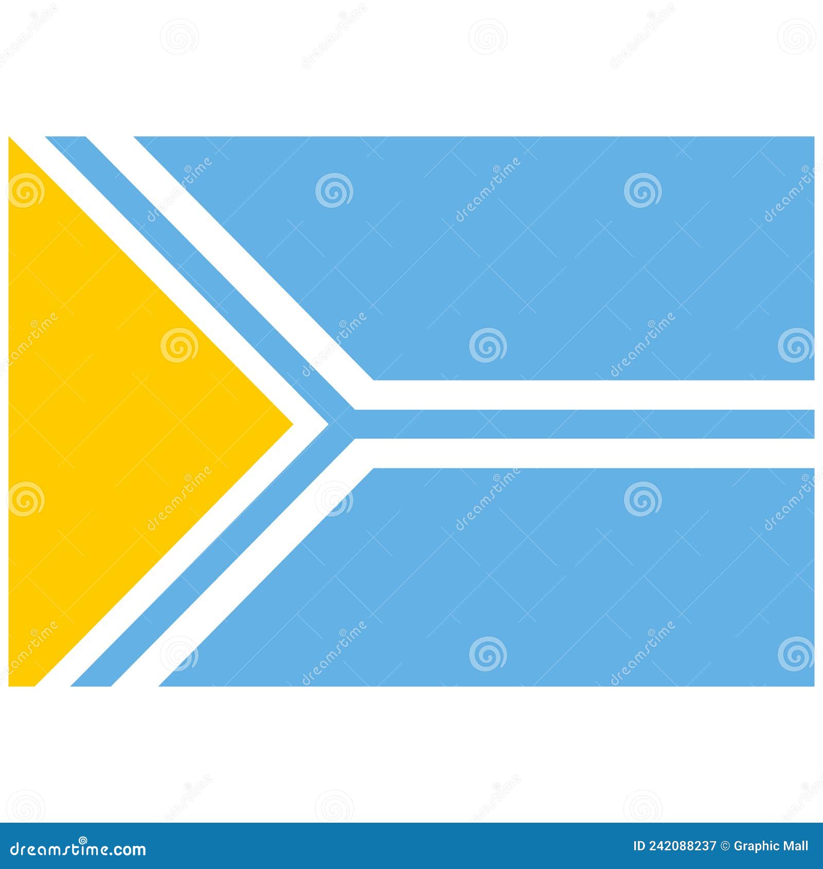 National Flag of Tuva - Flat Color Icon. Stock Vector - Illustration of ...