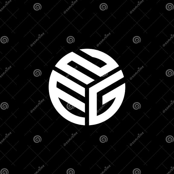 NEG Letter Logo Design on Black Background. NEG Creative Initials ...