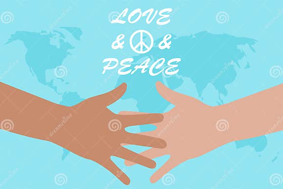 Vector of Peace without War. Illustration for the World Peace Day Stock ...