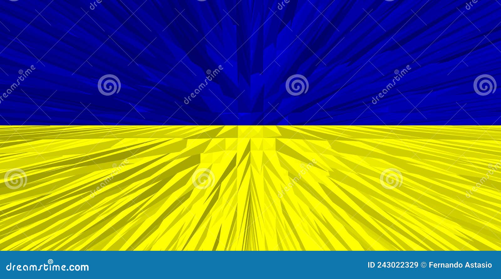 Ukraine. Ukrainian Flag. Illustration of the Flag of Ukraine ...