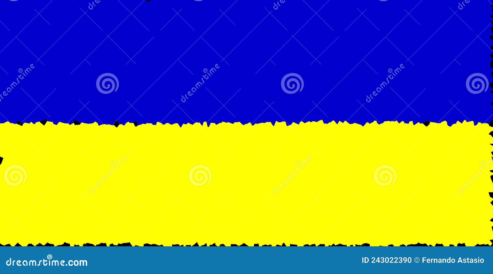 Ukraine. Ukrainian Flag. Illustration of the Flag of Ukraine ...