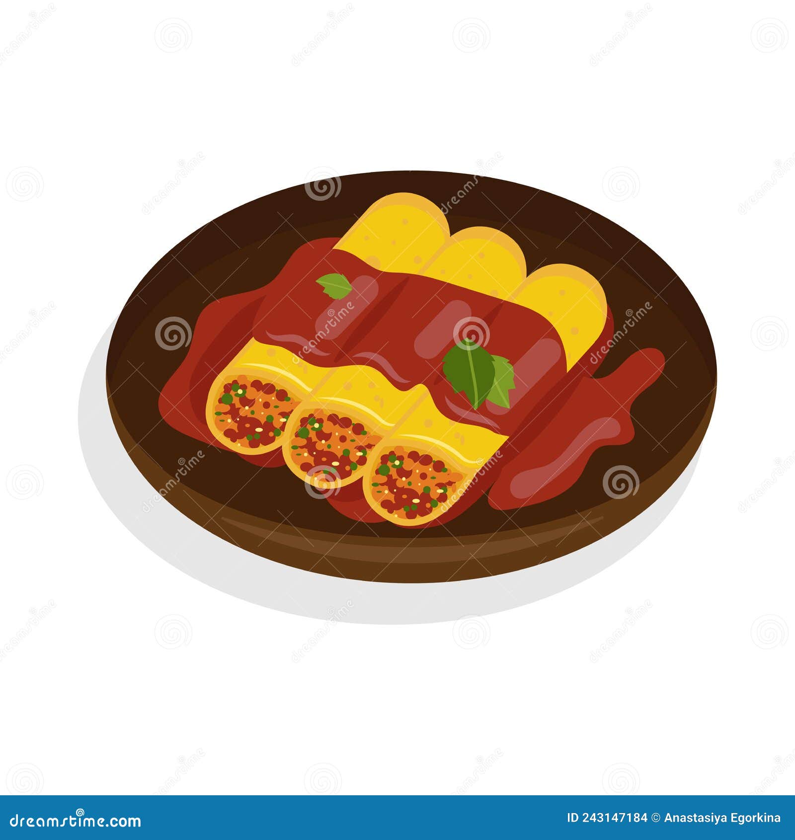 Enchiladas Cartoons, Illustrations & Vector Stock Images - 354 Pictures ...