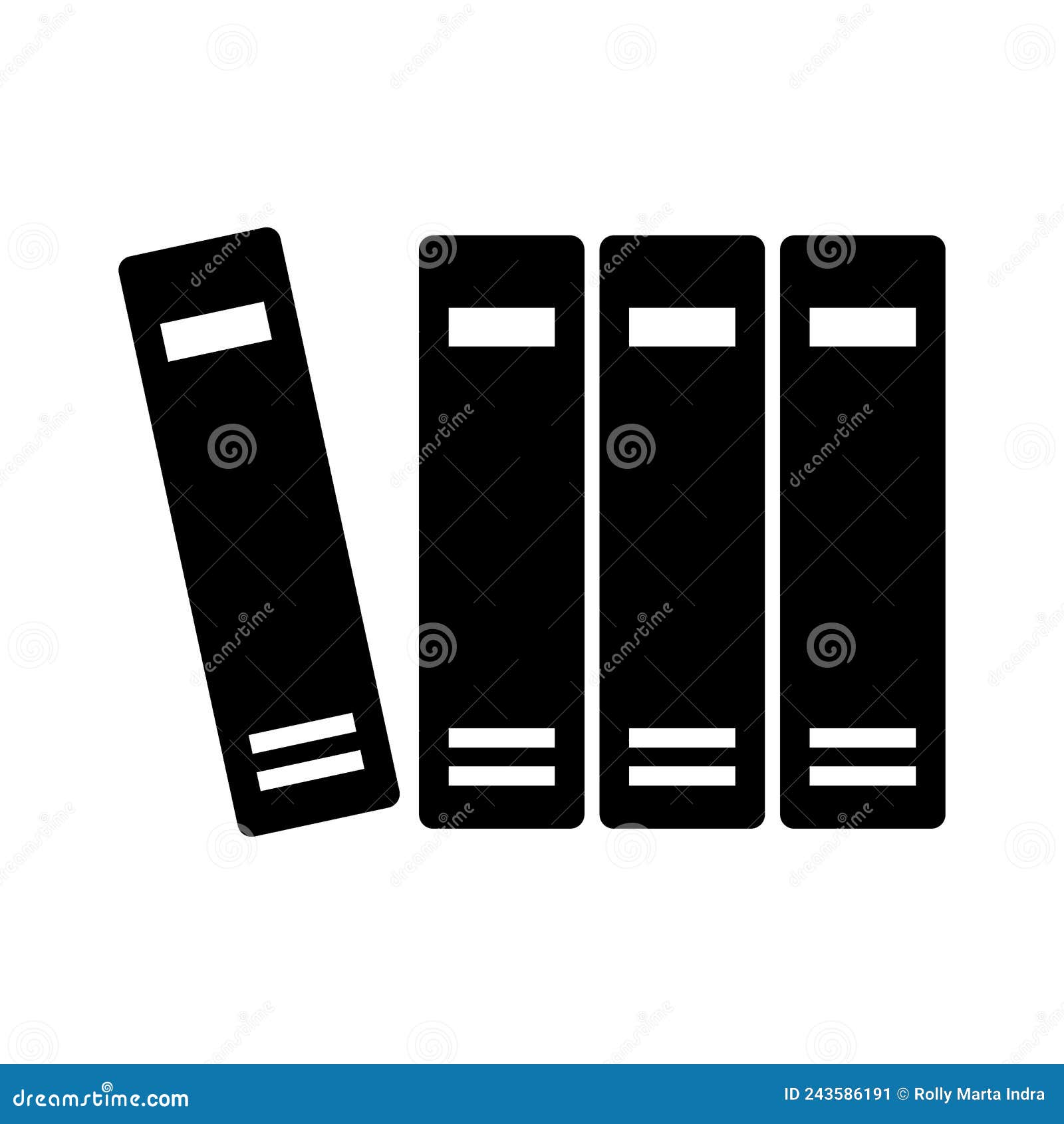 Document. Library Symbol For Web And Mobile App Design. Isolated On A ...