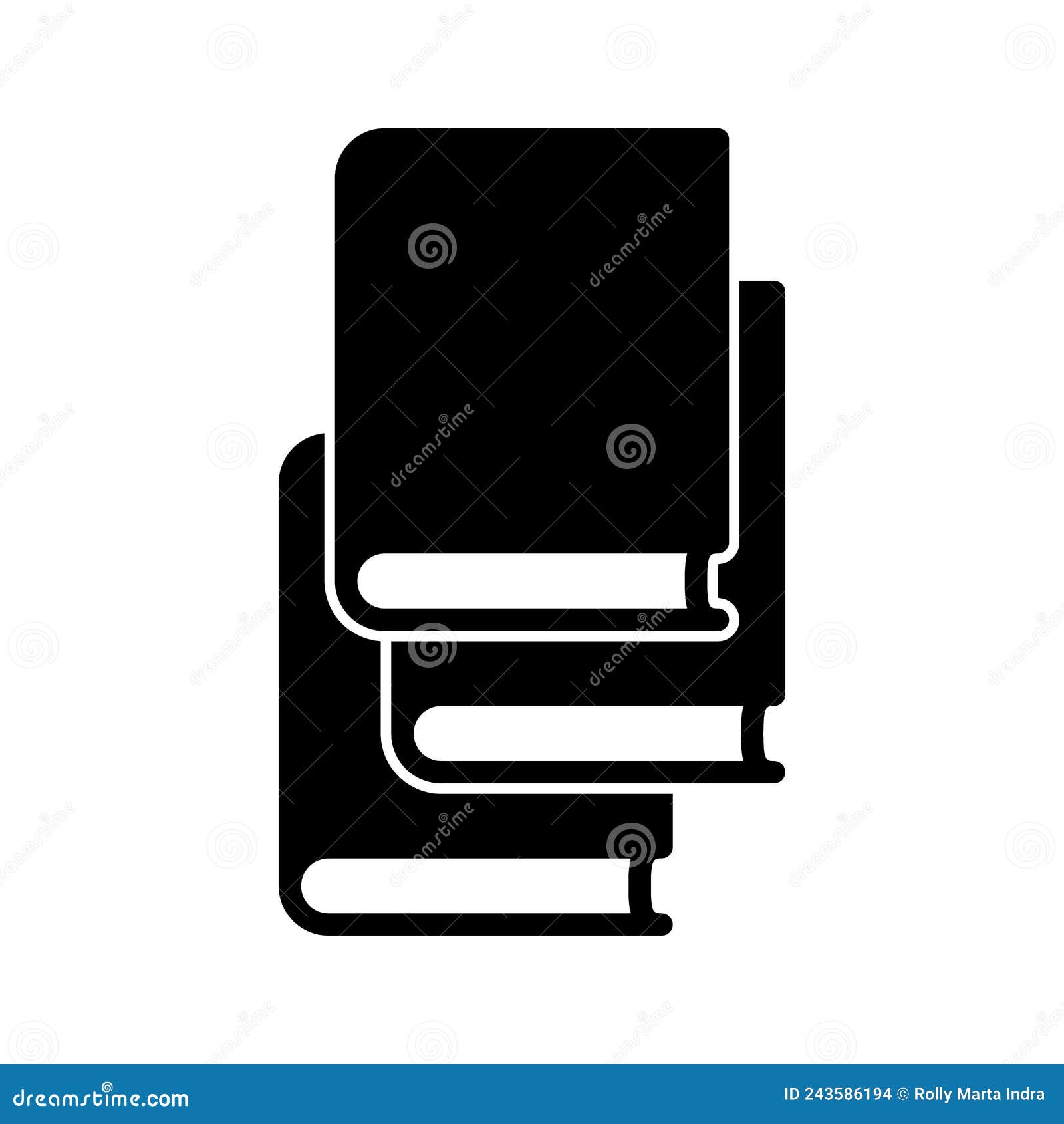 Document. Library Symbol for Web and Mobile App Design. Isolated on a ...
