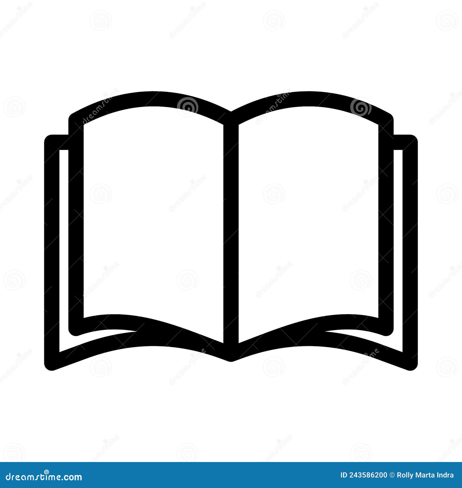 Document. Library Symbol For Web And Mobile App Design. Isolated On A ...