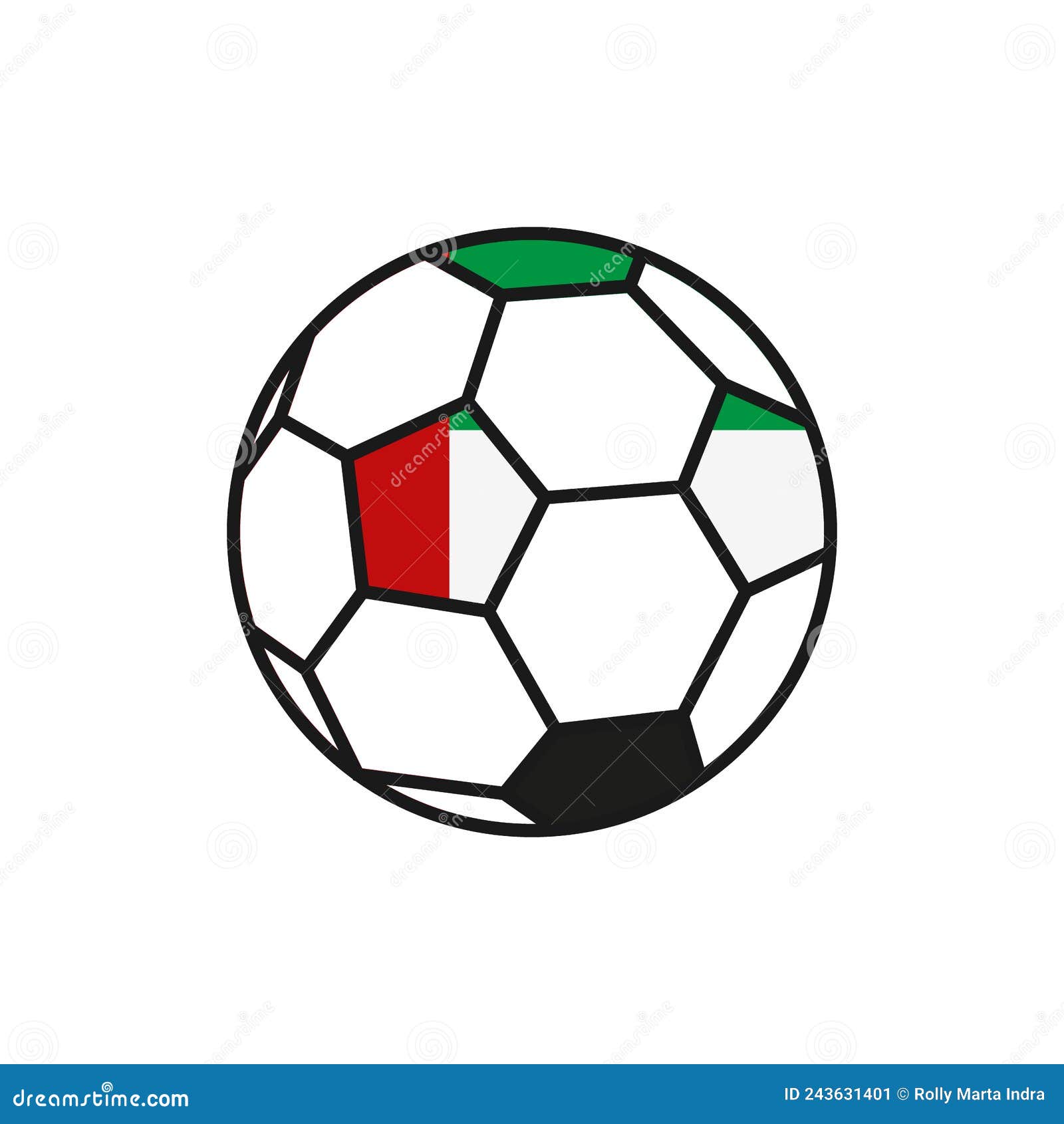 Web Soccer. Vector Illustration of a Ball. Qatar 2022. World Cup 2022 ...