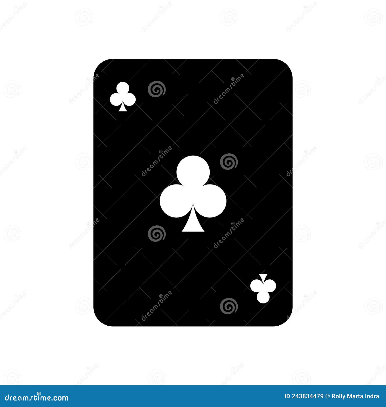 Playing Cards and Symbols, Vector Illustration 4 Different Card Symbols ...