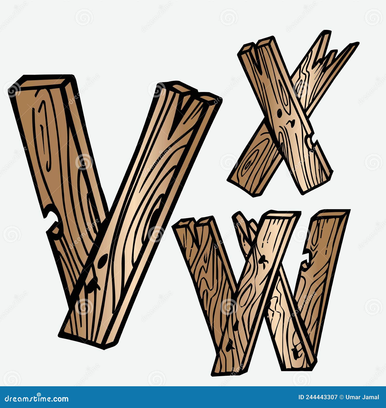 Wood Tree Texture Letters Alphabets Font Initials Abc English Creative ...