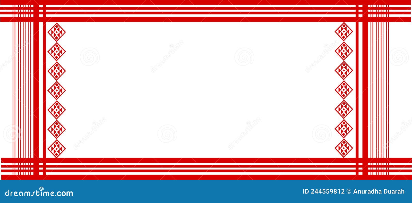 Assamese Gamosa stock illustration. Illustration of bohag - 244559812