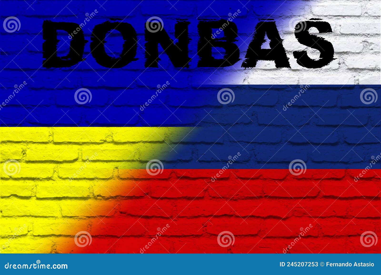 Donbas. Conflict between Ukraine and Russia Stock Image - Image of ...