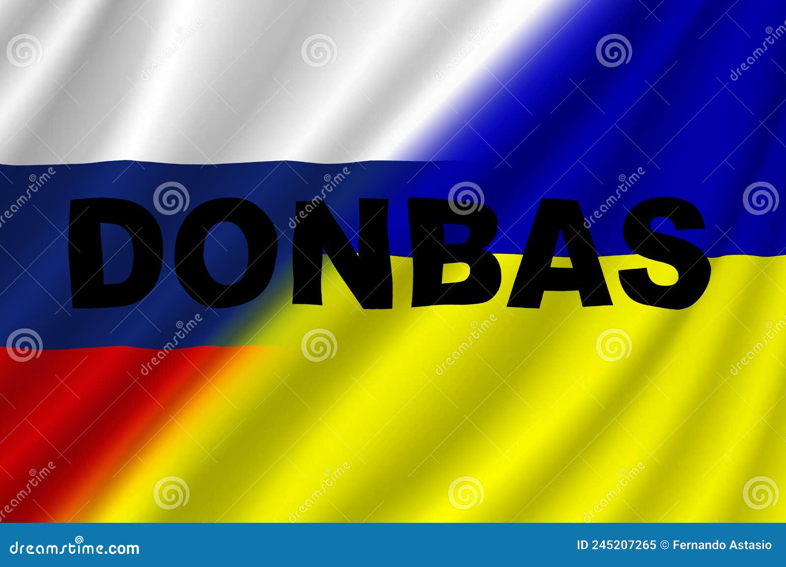 Donbas. Conflict between Ukraine and Russia Stock Image - Image of ...