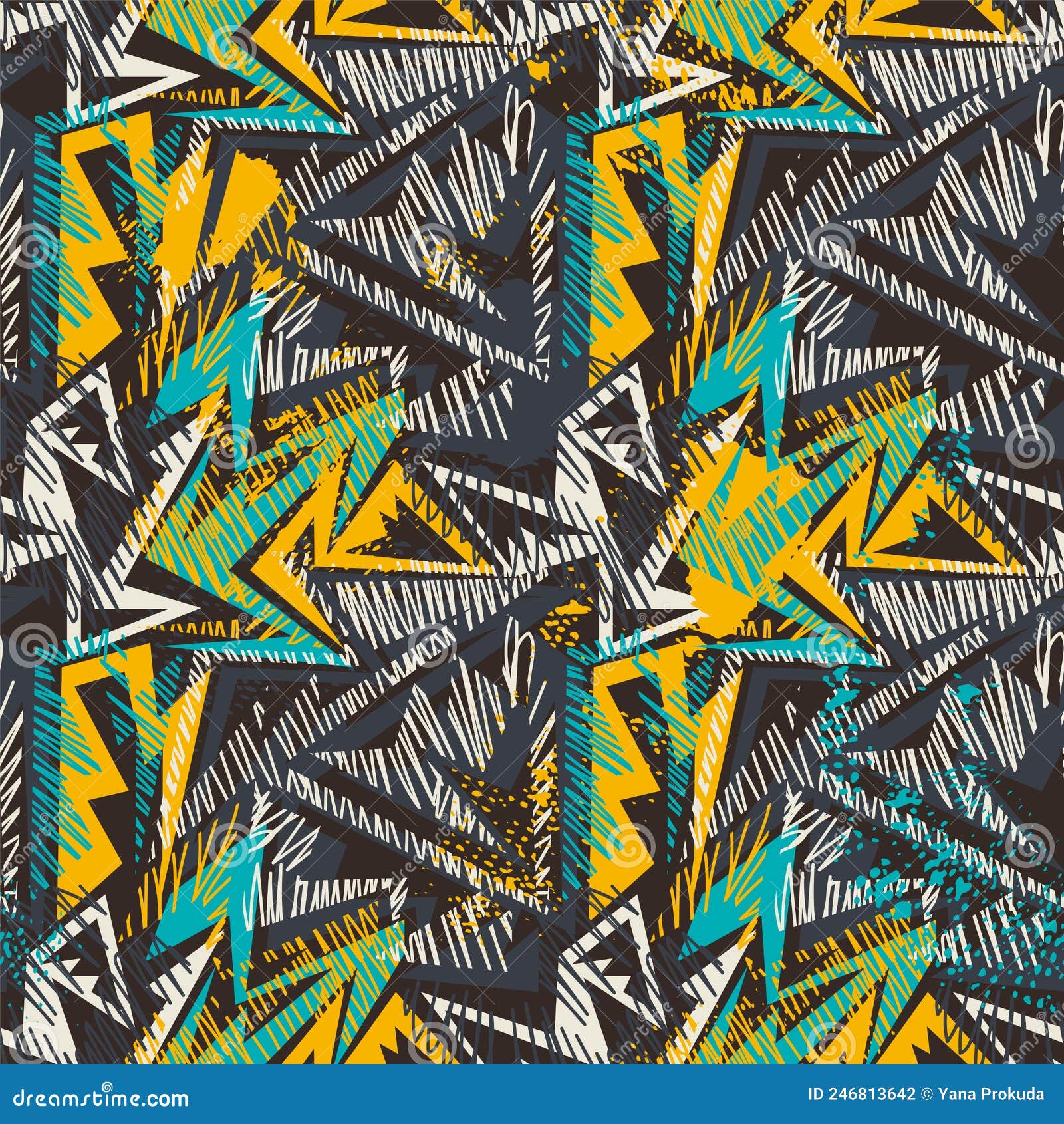 Abstract Urban Pattern with Curved Geometry Elements and Curved Lines ...