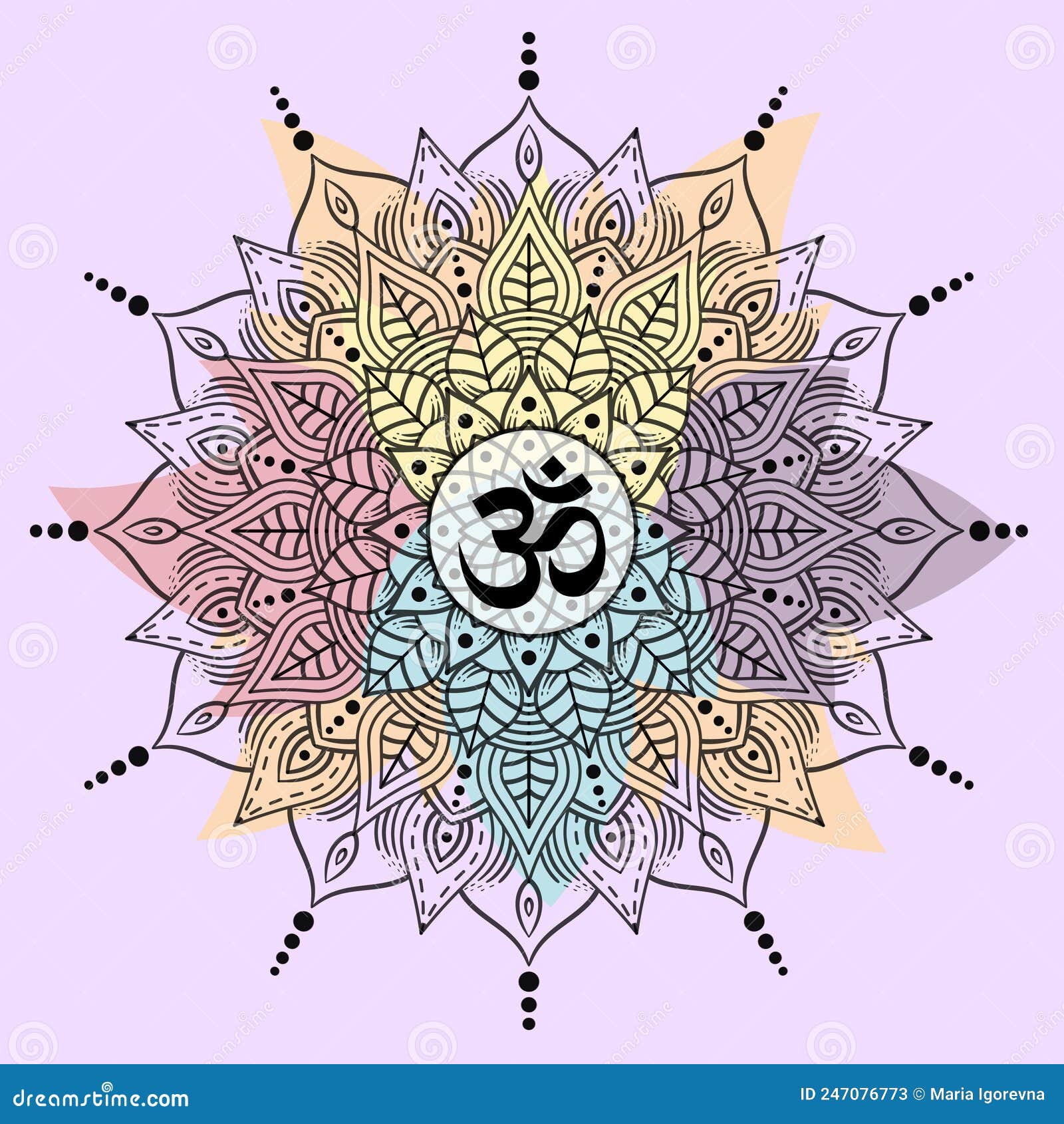 Om Sacred Sound Symbol Stock Image | CartoonDealer.com #87971683