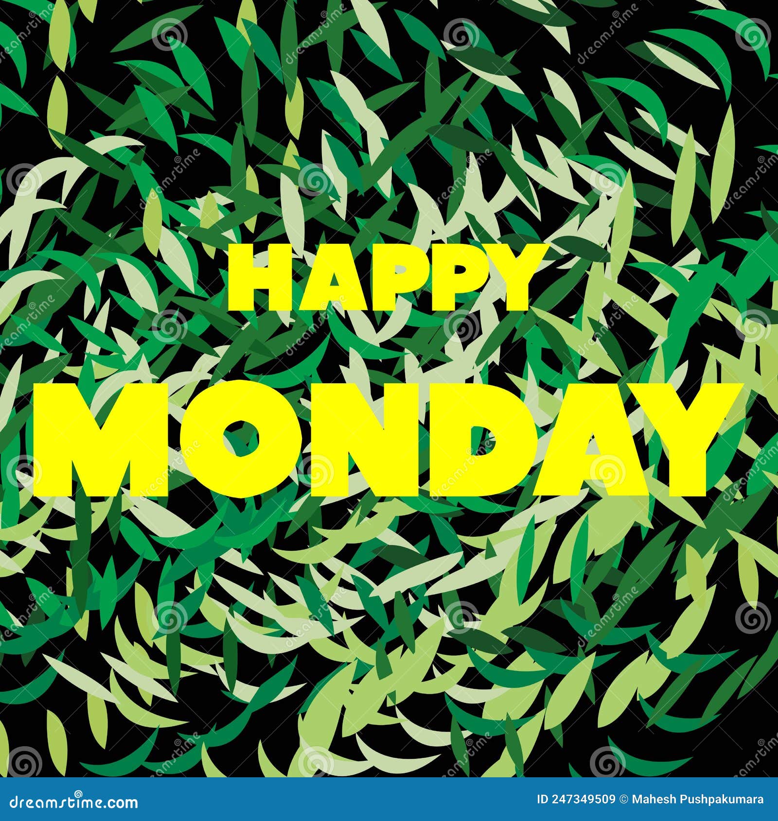 Happy Monday Vector Illustration Stock Vector - Illustration of monday ...