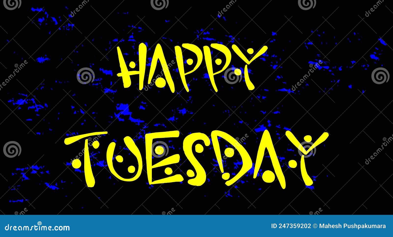 Happy Tuesday Vector Illustration Stock Vector - Illustration of ...