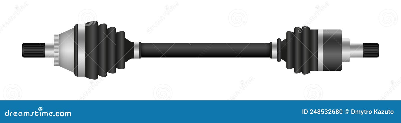 Drive Shaft, Constant-velocity Joints, CV Joint, Vector Color ...