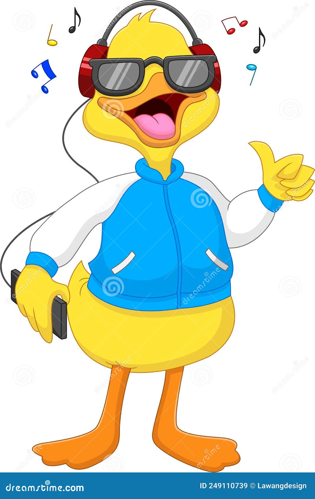 Duck Music Logo, Duck Logo Cartoon Vector | CartoonDealer.com #182179017