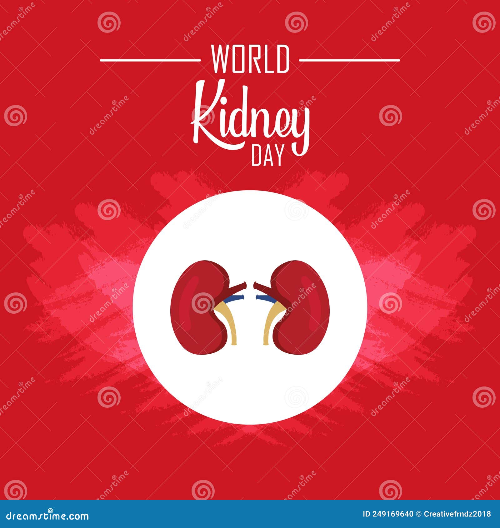 World Kidney Day Banner Design Stock Vector - Illustration of anatomy ...