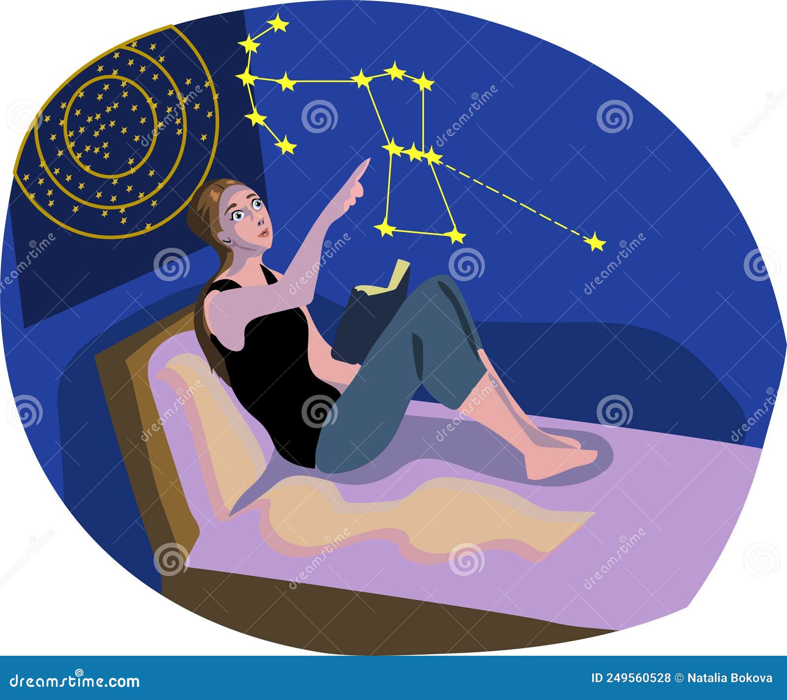 Asperger`s Syndrome, Woman Has ASD Stock Vector - Illustration of ...