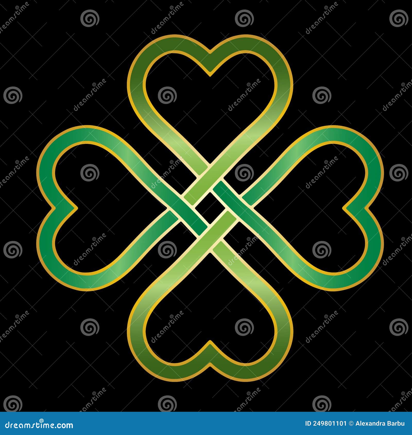 Celtic Shamrock Design