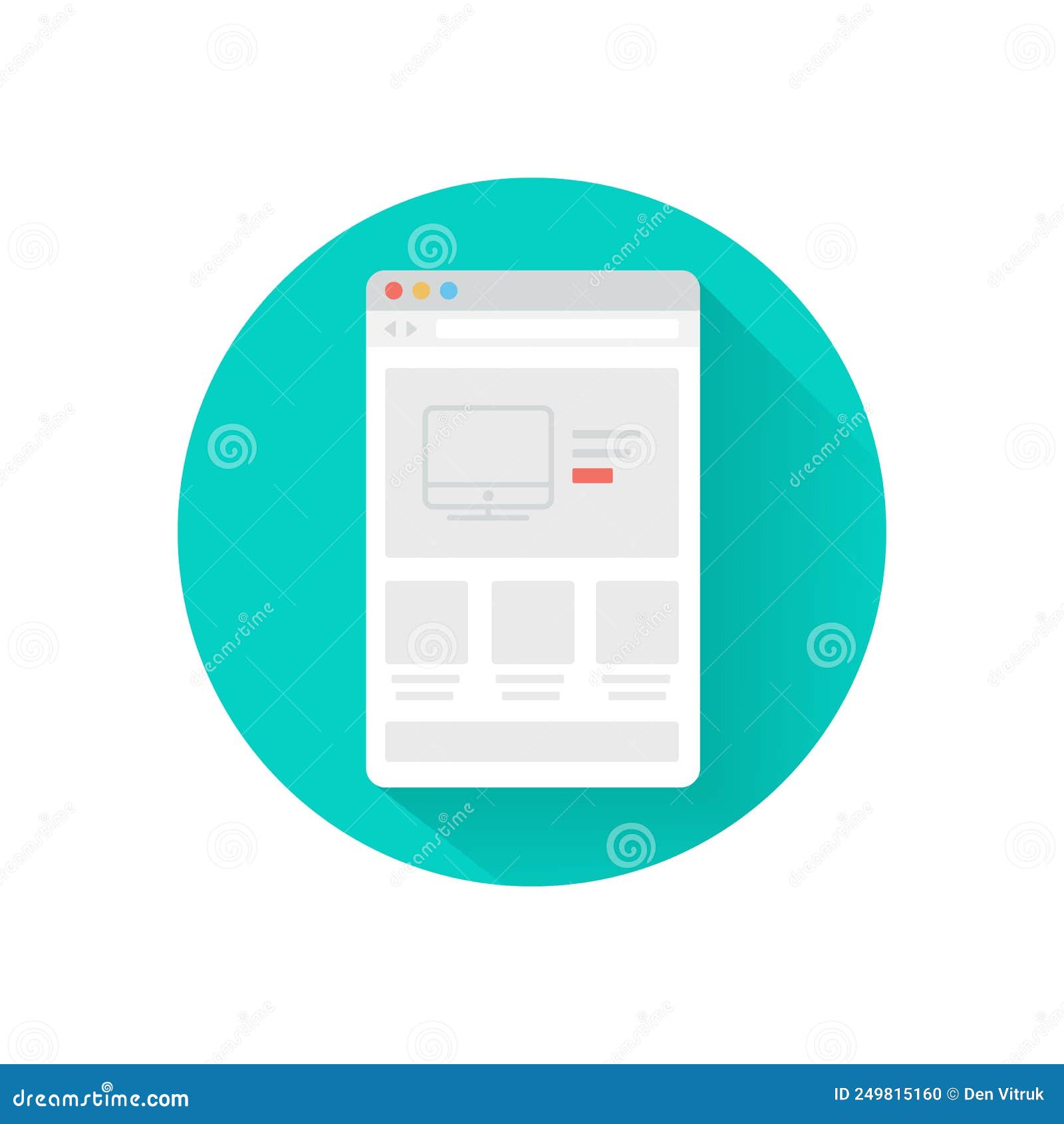 Prototyping Icon. Simple Line Element Prototyping Symbol For Templates ...