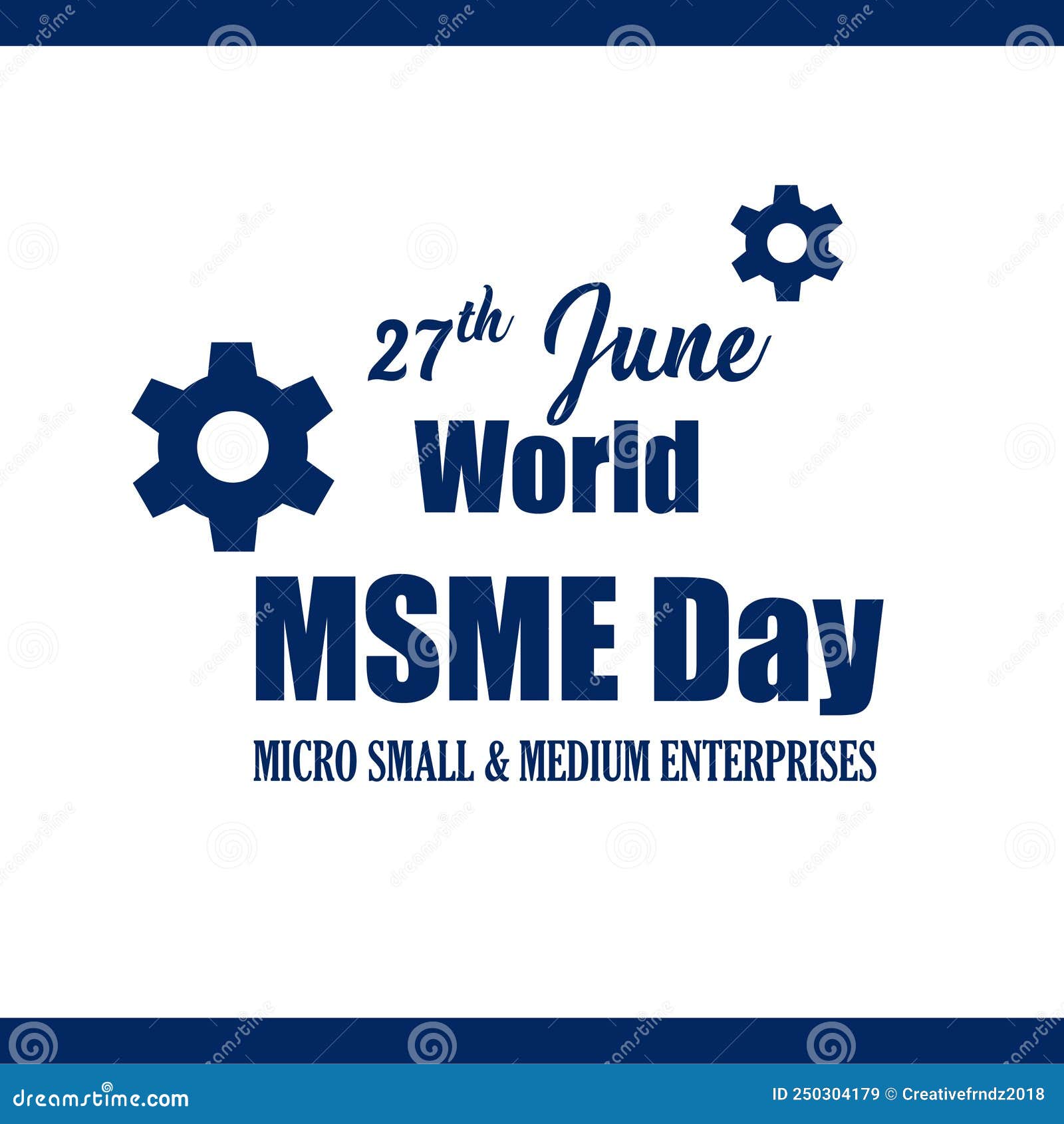 World MSME Day Banner Design, Micro Small , Medium Enterprises Stock ...