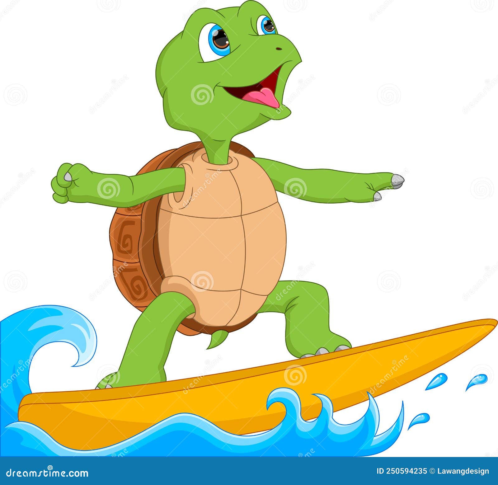 Turtle Surfing Another Turtle In Space - Banner Size With Space ...
