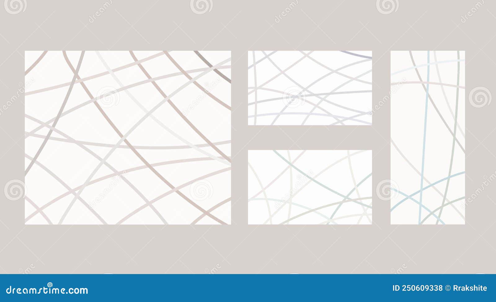 Background Story Board Templates Lines Vector. Modern Contemporary Art ...