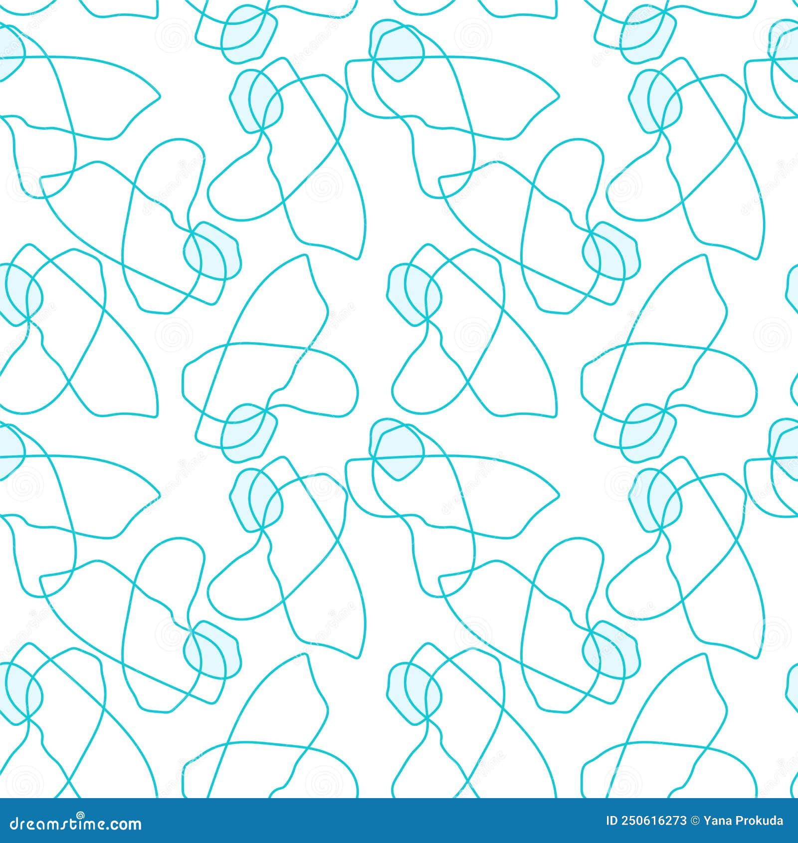 Seamless Abstract Decorative Pattern with Line Elements Stock Vector ...