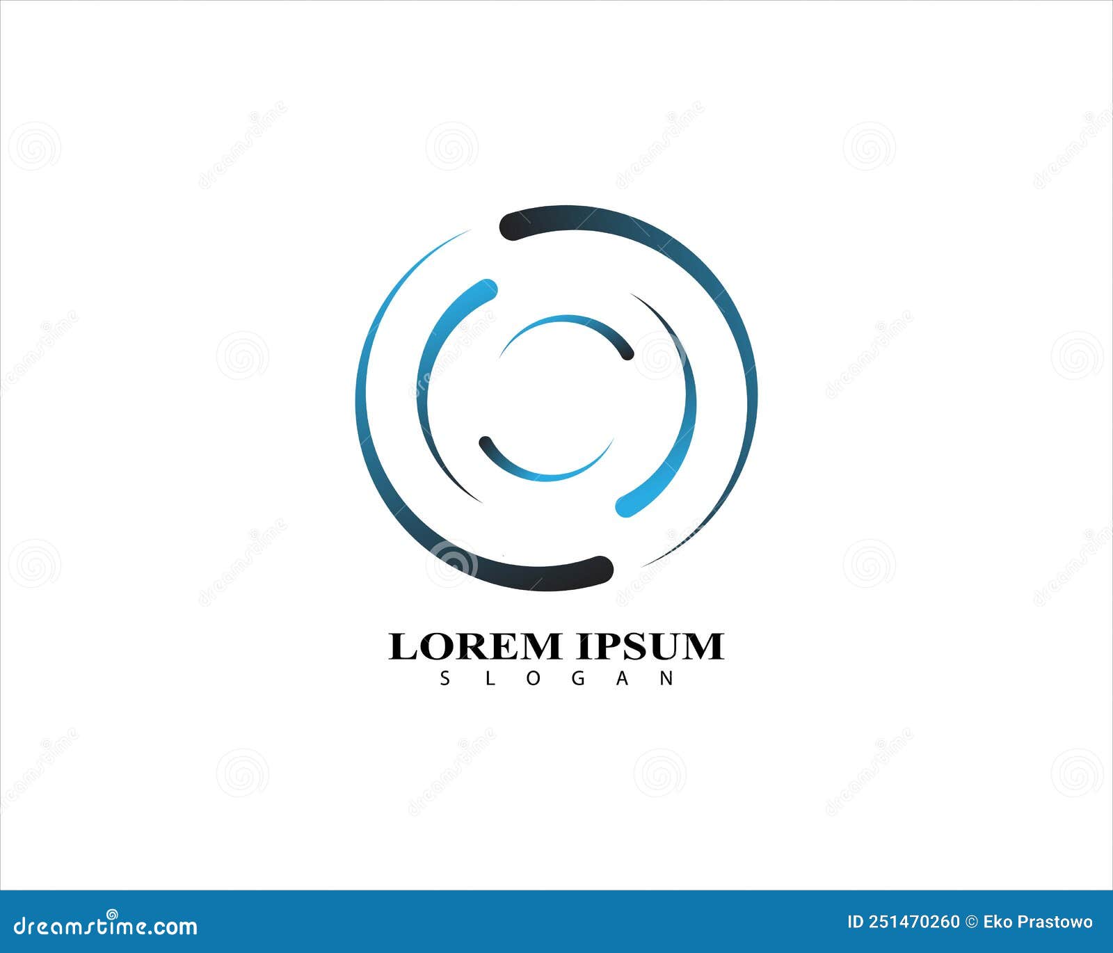 Lines in Circle Shape. Spiral Vector Illustration .Technology Round ...