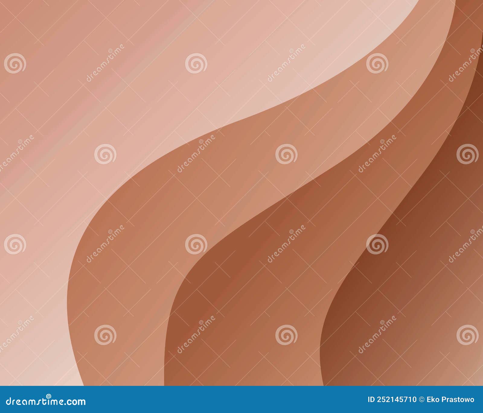 Brown Wavy Abstract Vector Graphic Background Stock Illustration ...