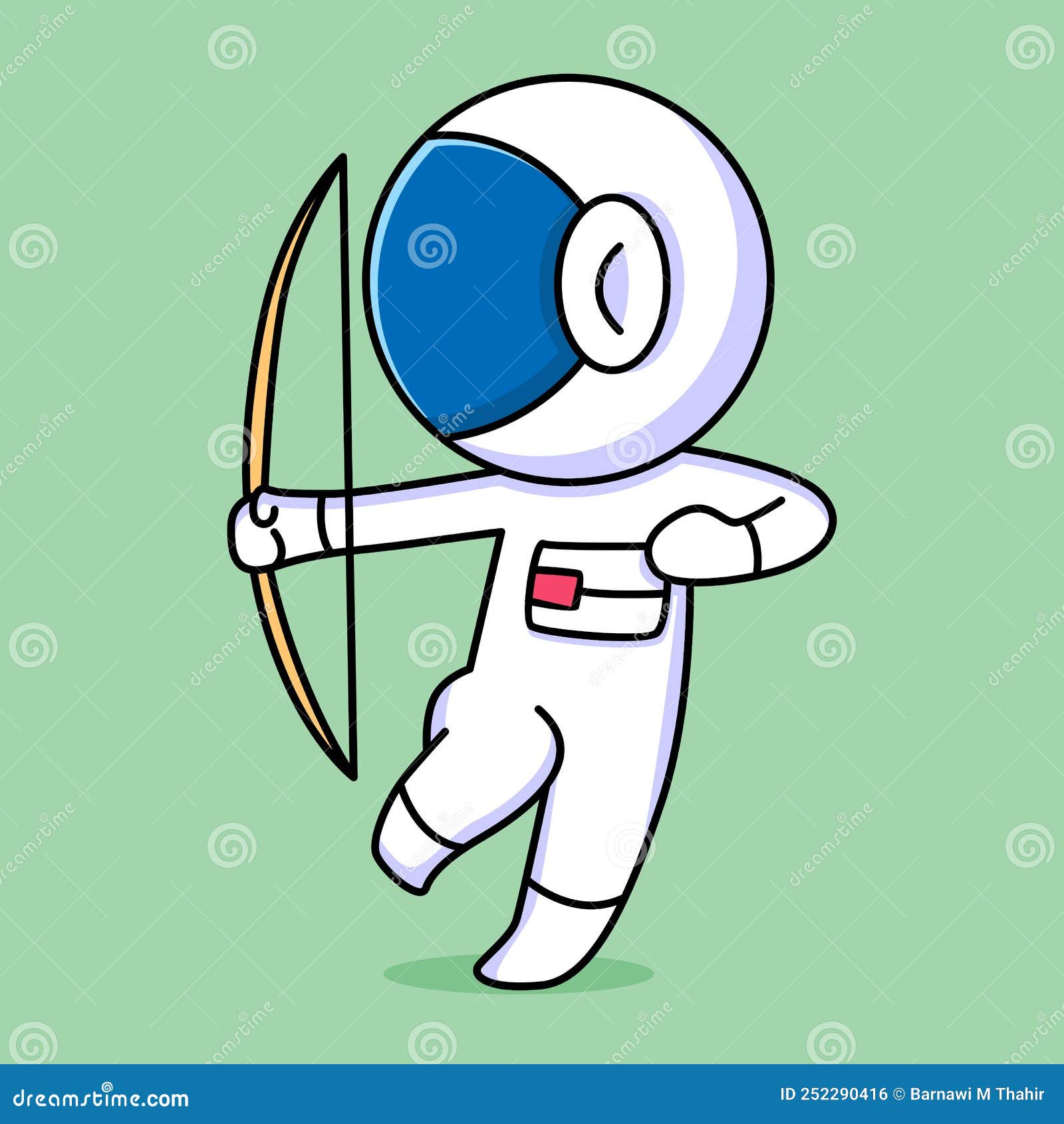 Archer Cartoon Character, Pixel Art Stock Photo | CartoonDealer.com ...