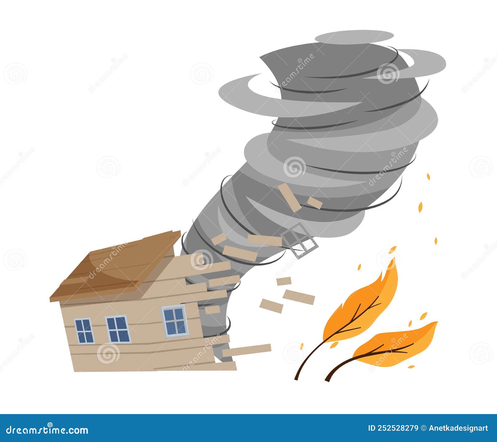 Angry Hurricane Character. Gray Tornado With Little Hands And Mad Face ...