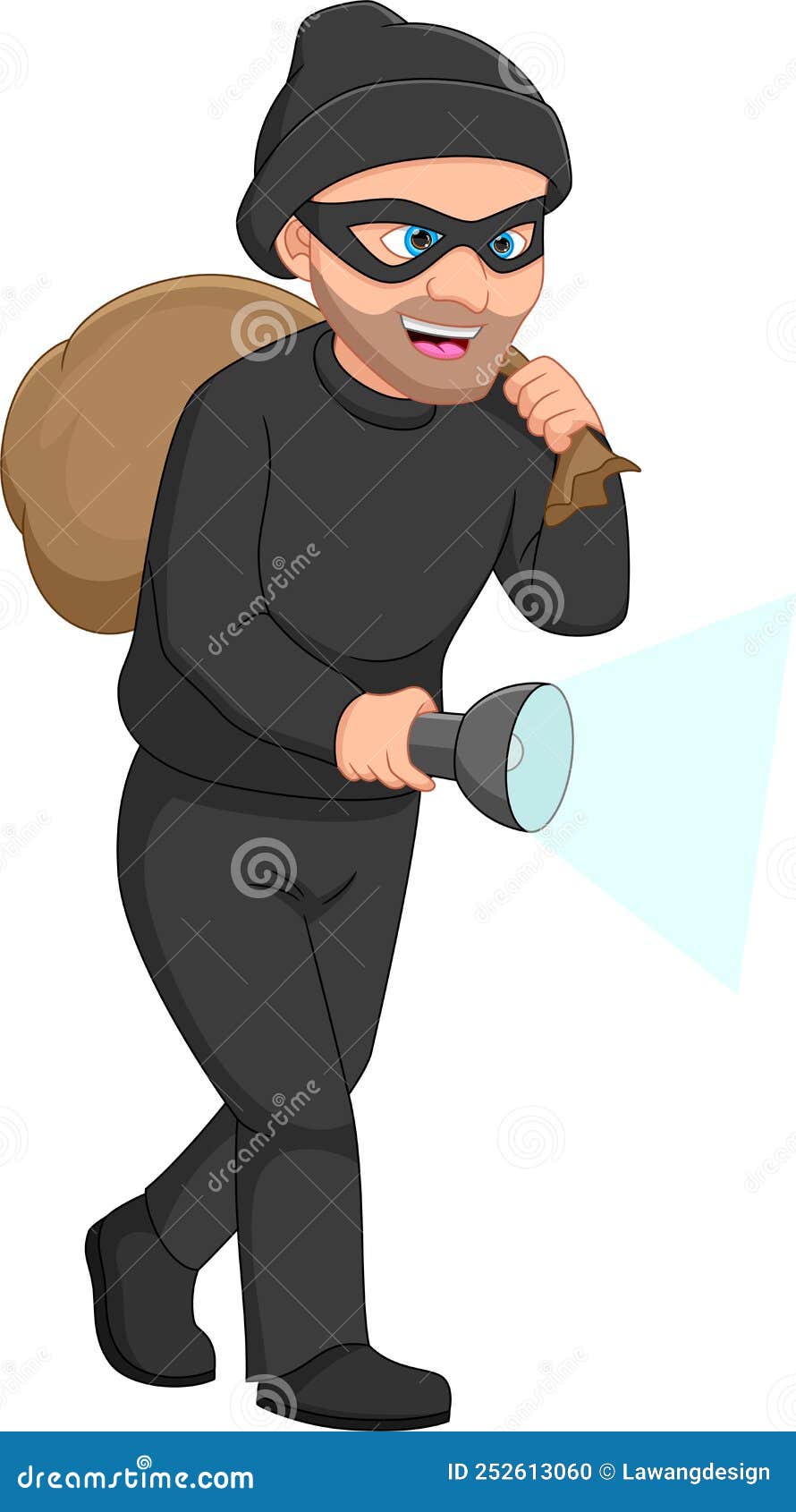 Car Thief - Cartoon People Characters Illustration | CartoonDealer.com ...