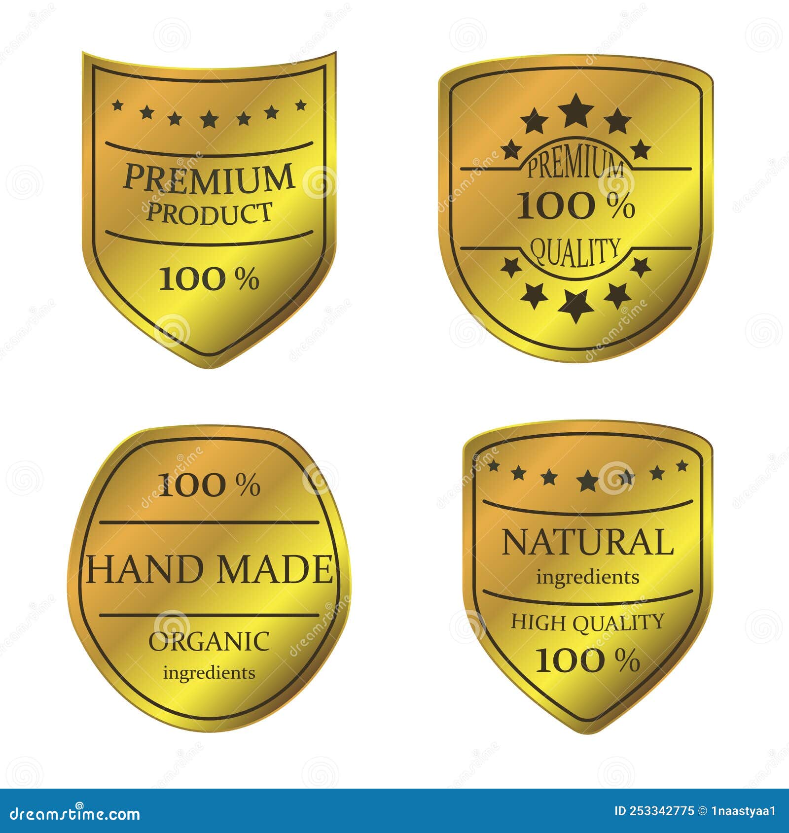 Product With No Sulfates Silhouette Icon Set. Sulfites Free Stop Sign ...