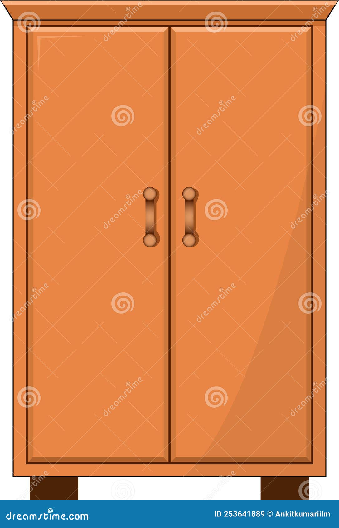 Isolated Almirah Vector Illustration Graphic Stock Image ...