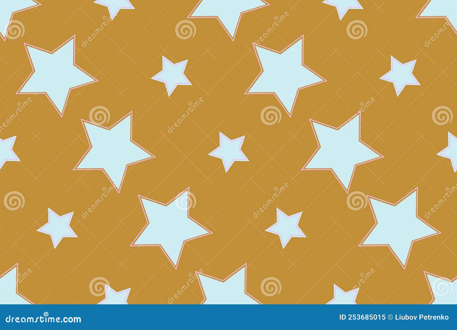 Seamless Pattern with Stars Stock Vector - Illustration of light ...