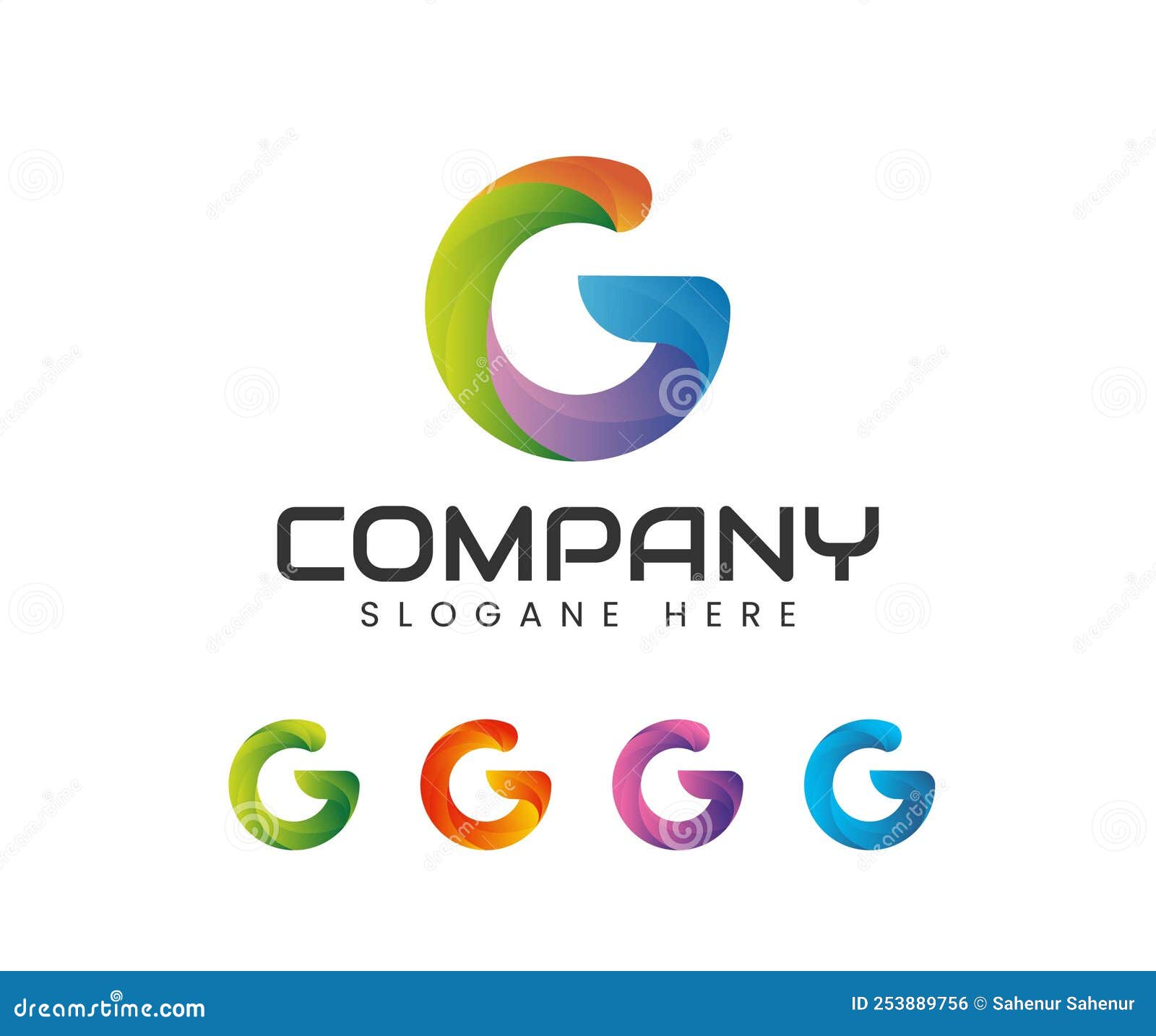 Letter G Logo Icon Design Template Elements. Abstract G Letter Logo ...