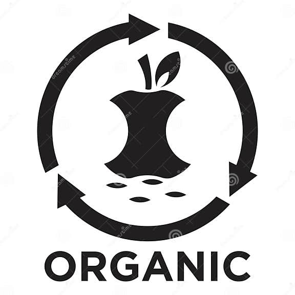 Recycle - organic icon stock vector. Illustration of suitable - 253937552