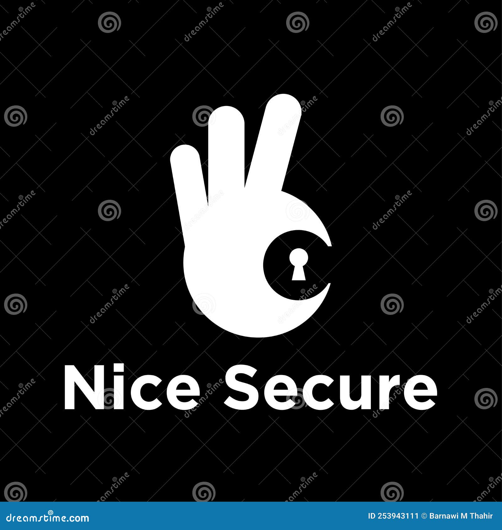 Secure logo design stock vector. Illustration of beautiful - 253943111
