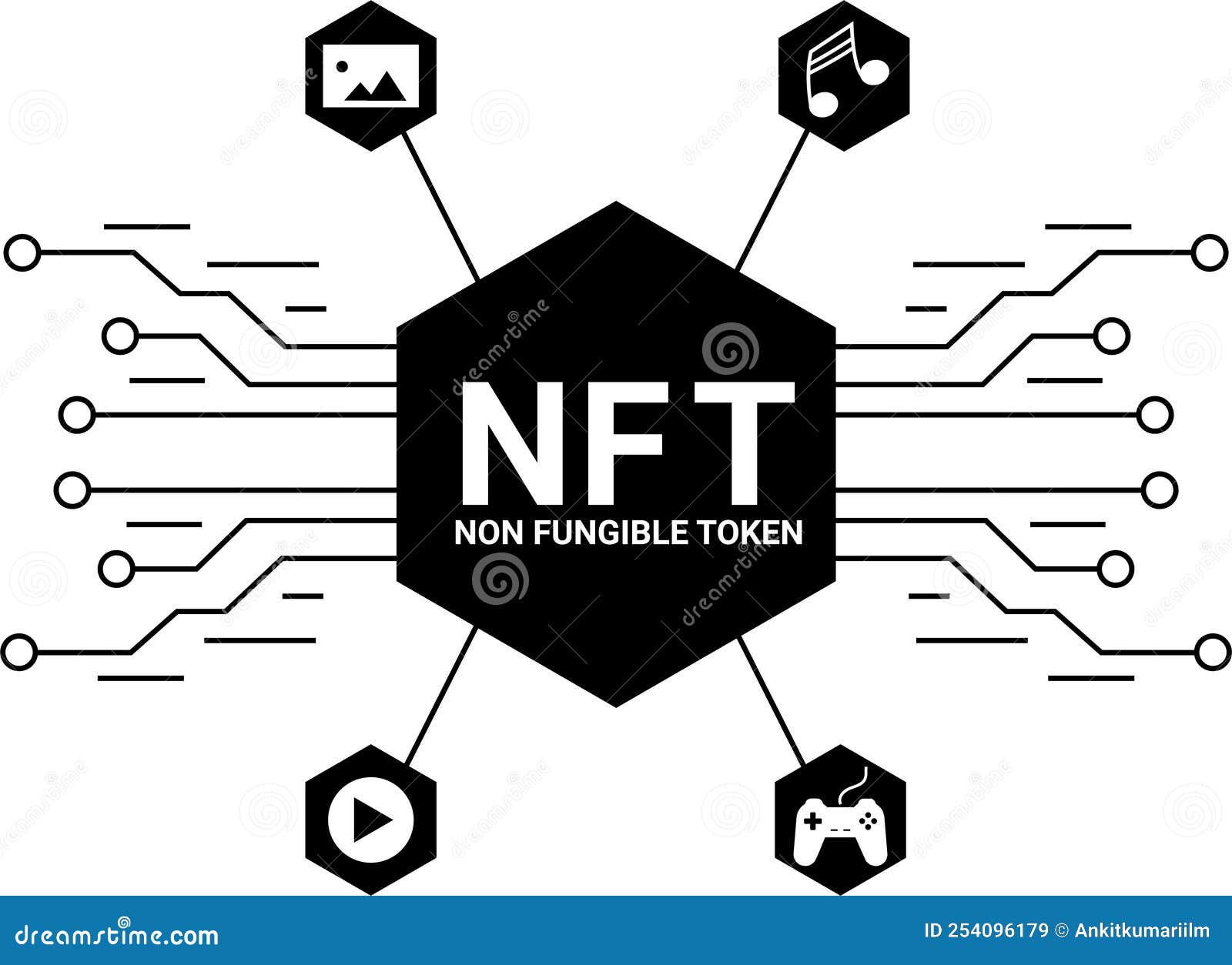 Tokens Vector Thick Line Icon For Personal And Commercial Use Stock ...