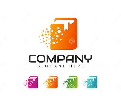 Digital Book Logo, Electronic Book Logo Template, Online Learning Logo ...