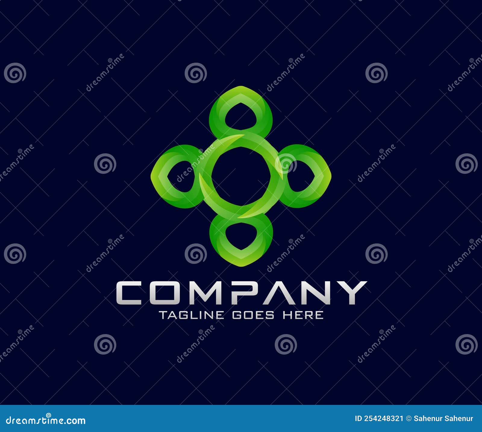 Abstract connection logo stock vector. Illustration of greetings ...