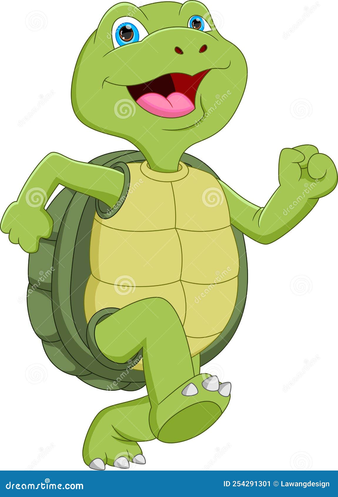 Turtle Running, Turtle Crossing The Finish Line, Turtle Fast Is The ...