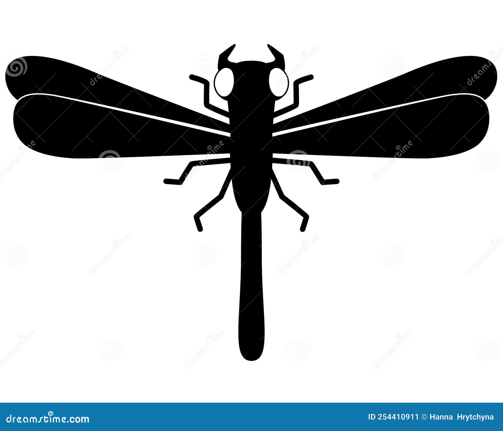 A Dragonfly, A Predatory Insect.Dragonfly Flying Invertebrate Insect ...